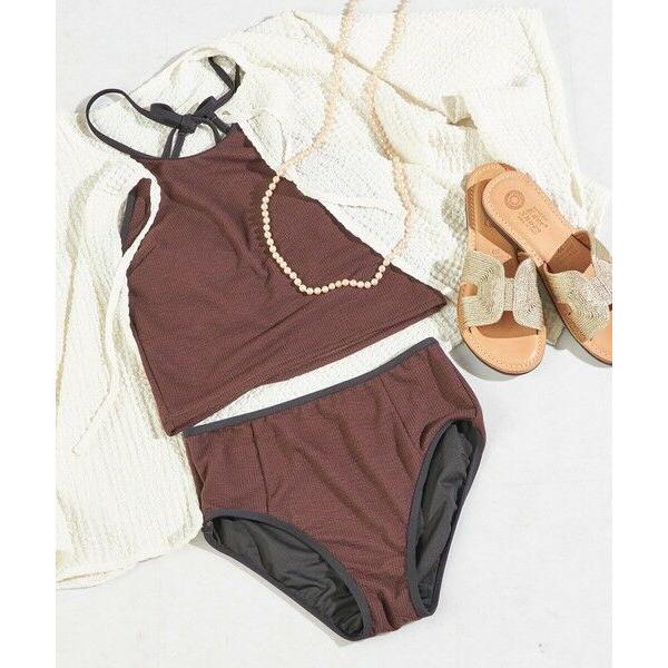 【発売日：2025年08月15日】★この商品はセール価格です★13,750円 → 6,875円(50%off)【カテゴリ】レディース > 水着・浴衣 > 水着・スイムグッズ【カラー】ブラウン/ワインレッド【サイズ】SMALL/M...