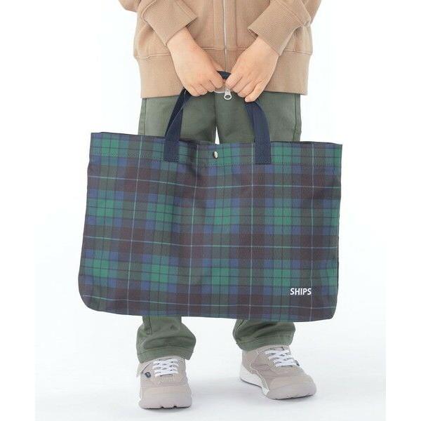 【発売日：2026年02月10日】【カテゴリ】キッズ > バッグ > トートバッグ【カラー】ネイビー【サイズ】ONESIZE【実寸(cm)】ONE SIZE:幅44.5 高さ28.8 マチ6 持ち手29.5 重量(g)138【素...