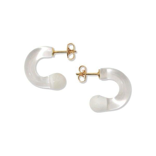 【発売日：2025年05月20日】【カテゴリ】レディース > アクセサリー > ピアス・イヤリング【カラー】11ホワイト/33ピンク/53グリーン【サイズ】F【実寸(cm)】F：トップ2×1.6【素材】ガラス　真鍮（金メッキ）【...