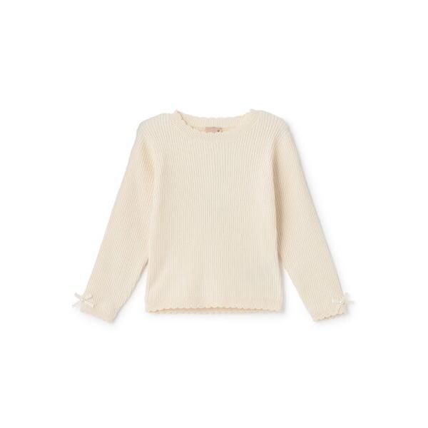 【発売日：2026年01月08日】★この商品はセール価格です★2,090円 → 1,775円(15%off)【カテゴリ】キッズ > トップス > ニット・セーター【カラー】オフホワイト/アカ/L・ピンク/クロ/TOP・グレ-【サ...