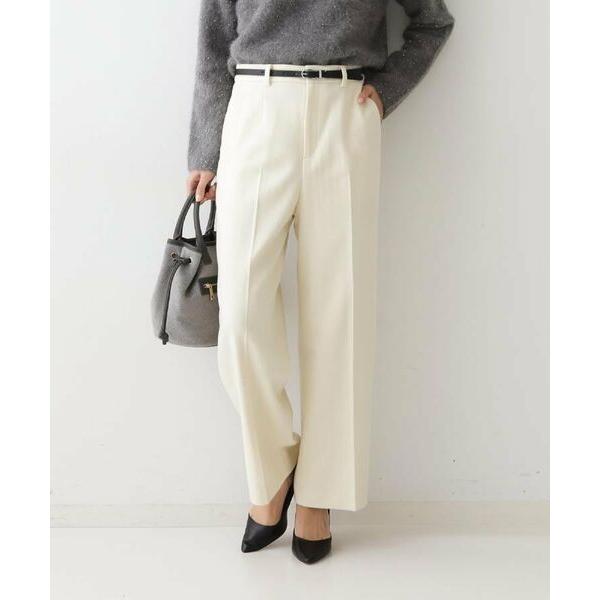 【発売日：2026年02月18日】★この商品はセール価格です★25,300円 → 15,180円(40%off)【カテゴリ】レディース > パンツ【カラー】オフホワイト(003)/ブラック(019)/グレージュ(050)/ブルー(09...