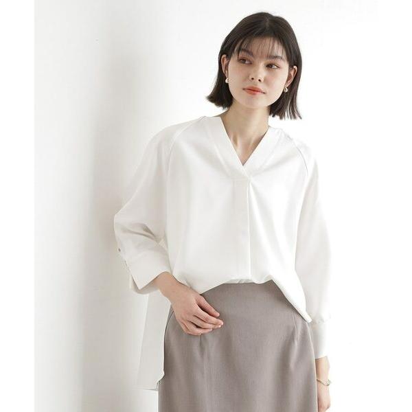 【発売日：2025年06月06日】★この商品はセール価格です★5,940円 → 4,752円(20%off)【カテゴリ】レディース > トップス > シャツ・ブラウス【カラー】オフホワイト(003)/ライトグレー(011)/スミ...