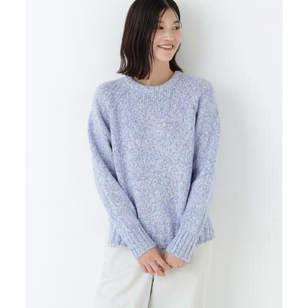 【発売日：2026年03月06日】★この商品はセール価格です★19,250円 → 13,090円(32%off)【カテゴリ】レディース > トップス > ニット・セーター【カラー】グレー/ラベンダー【サイズ】M【実寸(cm)】 ...