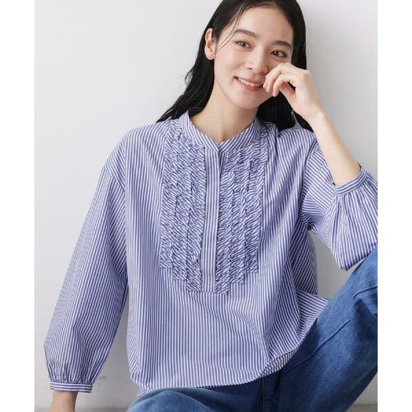 【発売日：2026年02月20日】【カテゴリ】レディース > トップス > シャツ・ブラウス【カラー】ネイビー(396)/ブルー(091)/ホワイト(301)【サイズ】00(XS)/01(S)/02(M)/03(L)【実寸(cm...