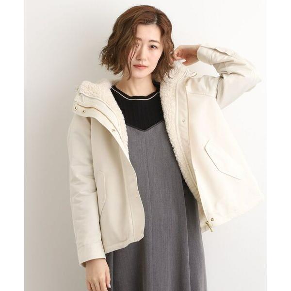 【発売日：2026年01月30日】★この商品はセール価格です★13,197円 → 5,900円(55%off)【カテゴリ】レディース > アウター > レザーブルゾン・ジャ…【カラー】オフホワイト(003)/ブラック(019)/...