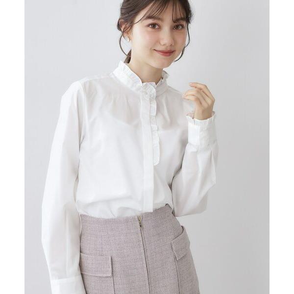 【発売日：2026年02月10日】【カテゴリ】レディース > トップス > シャツ・ブラウス【カラー】オフホワイト(003)/ネイビー(394)/サックスブルー(090)/サックスブルー(890)/ネイビー(894)【サイズ】3...