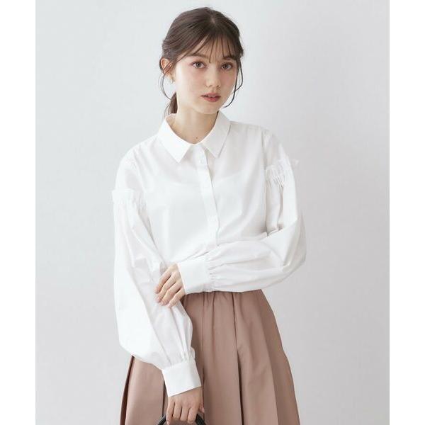 【発売日：2026年02月10日】【カテゴリ】レディース > トップス > シャツ・ブラウス【カラー】オフホワイト(003)/ライトピンク(370)/サックスブルー(390)/サックスブルー(890)/ネイビー(894)【サイズ...