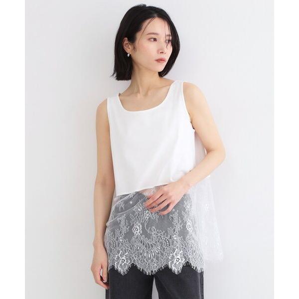 【発売日：2026年02月25日】【カテゴリ】レディース > トップス > キャミソール・チュー…【カラー】ホワイト(001)【サイズ】38(M)/40(L)/42(LL)【実寸(cm)】●製品寸法:38(M):総丈69cm B...