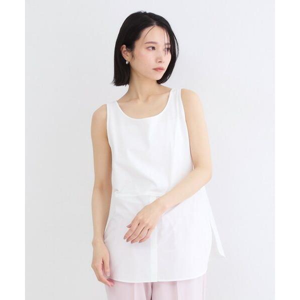 【発売日：2026年02月25日】【カテゴリ】レディース > トップス > キャミソール・チュー…【カラー】ホワイト(001)/ホワイト(101)【サイズ】38(M)/40(L)/42(LL)【実寸(cm)】●製品寸法:38(M...