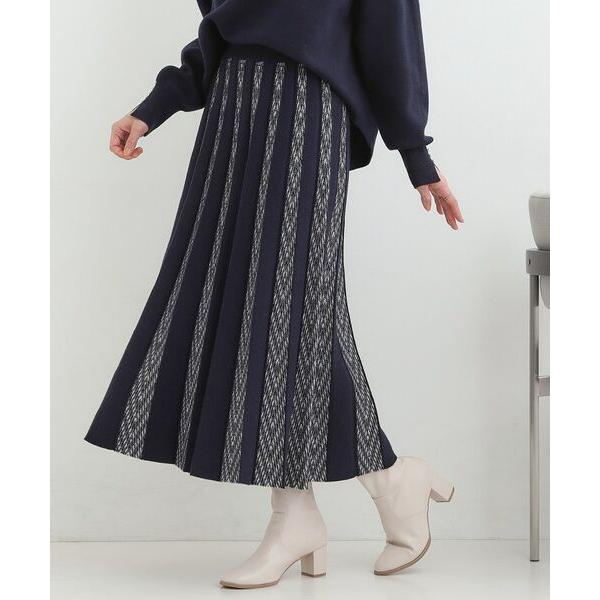 【発売日：2026年03月06日】★この商品はセール価格です★3,989円 → 3,590円(10%off)【カテゴリ】レディース > スカート > ロング・マキシ丈スカ…【カラー】ネイビー(394)/ベージュ(352)【サイズ...