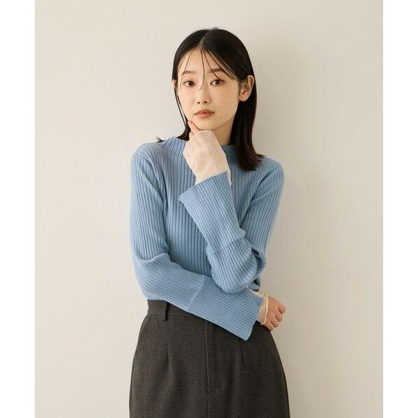 【発売日：2026年02月20日】★この商品はセール価格です★5,940円 → 4,158円(30%off)【カテゴリ】レディース > トップス > ニット・セーター【カラー】ブルー/ブラウン/ダークグレー【サイズ】M【実寸(c...