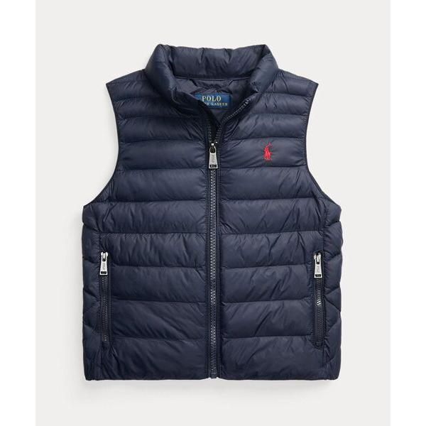 【発売日：2026年01月09日】★この商品はセール価格です★31,900円 → 15,950円(50%off)【カテゴリ】キッズ > アウター > ダウンジャケット・ベ…【カラー】410ネイビー【サイズ】3/4/6/7【実寸(...