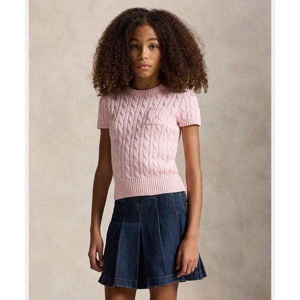 【発売日：2026年03月17日】【カテゴリ】キッズ > トップス > ニット・セーター【カラー】650ピンク【サイズ】S/M/L/XL【実寸(cm)】 着丈 身幅 肩幅 袖丈S 39.0 33.0 26.5 12.5M 43....