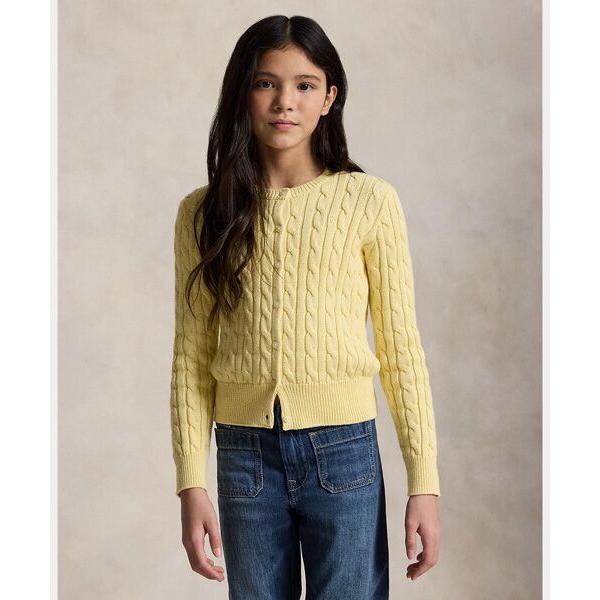 【発売日：2026年02月19日】【カテゴリ】キッズ > トップス > カーディガン・ボレロ【カラー】700イエロー【サイズ】S/M/L/XL【実寸(cm)】 着丈 身幅 肩幅 袖丈S 40.0 36.5 29.5 44.5M ...