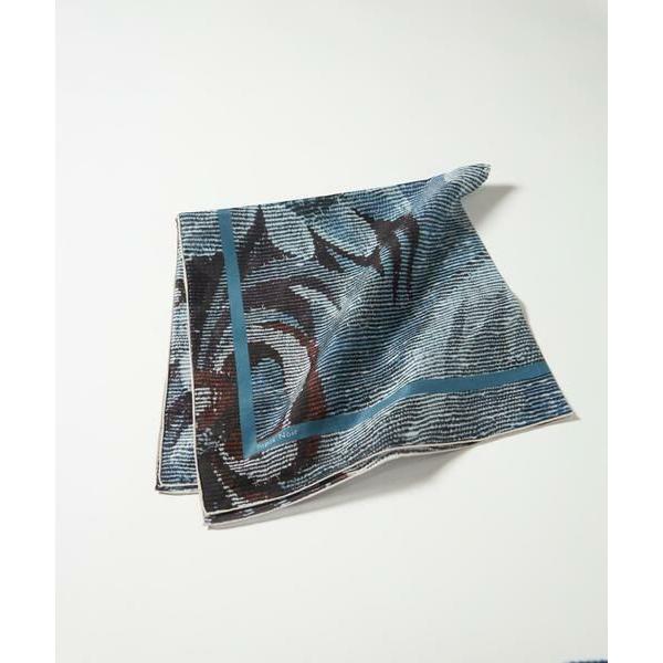 【発売日：2025年04月02日】【カテゴリ】レディース > 服飾雑貨 > マフラー・ショール・…【カラー】ブルー1【サイズ】40【実寸(cm)】40：縦:67cm、横:67cm【素材】綿70% シルク30%【製造国】-【基本情...