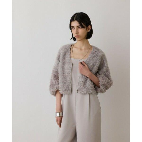 【発売日：2026年02月17日】★この商品はセール価格です★38,500円 → 15,400円(60%off)【カテゴリ】レディース > アウター > ブルゾン【カラー】グレー/ブラック【サイズ】36【実寸(cm)】36:着丈...