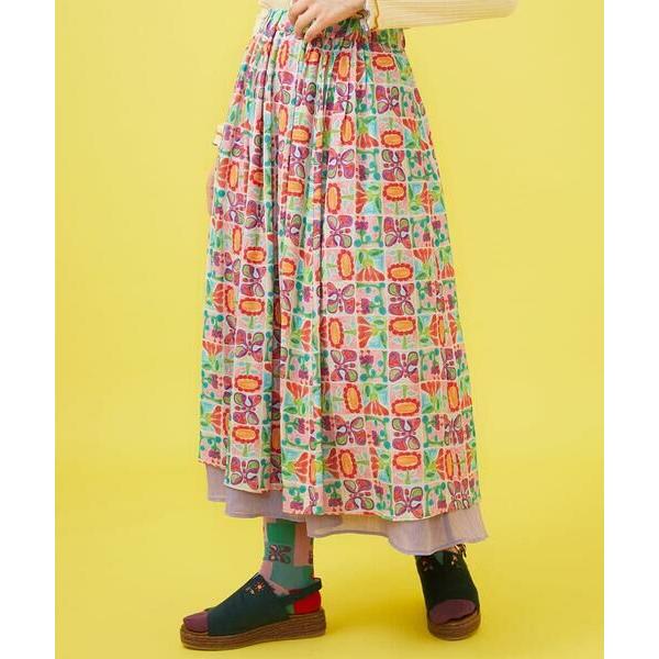 【発売日：2025年09月19日】★この商品はセール価格です★24,200円 → 12,100円(50%off)【カテゴリ】レディース > スカート > ロング・マキシ丈スカ…【カラー】パープル【サイズ】M【実寸(cm)】Mウエ...