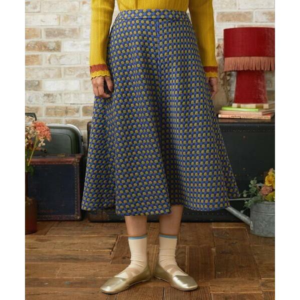 【発売日：2026年02月26日】★この商品はセール価格です★24,200円 → 12,100円(50%off)【カテゴリ】レディース > スカート > ミニ・ひざ丈スカート【カラー】オレンジ/ブルー【サイズ】M【実寸(cm)】...