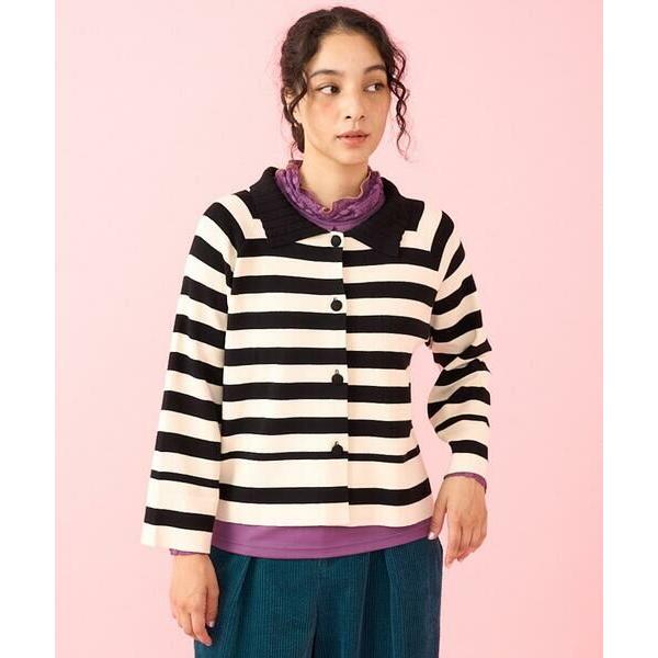 【発売日：2025年07月22日】★この商品はセール価格です★20,900円 → 10,450円(50%off)【カテゴリ】レディース > トップス > カーディガン・ボレロ【カラー】ブルー/アイボリー【サイズ】M【実寸(cm)...