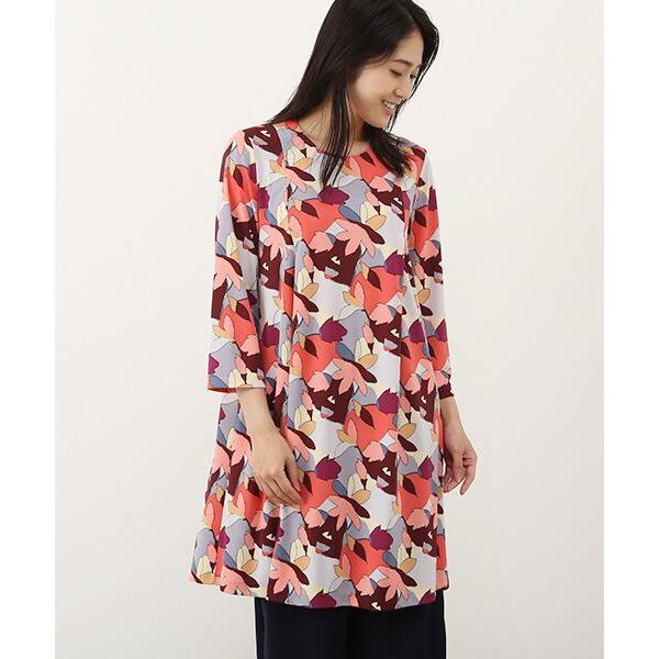 【発売日：2026年03月06日】★この商品はセール価格です★38,500円 → 7,700円(80%off)【カテゴリ】レディース > ワンピース > チュニック【カラー】アカ/ブルー【サイズ】32/34【実寸(cm)】 着丈...