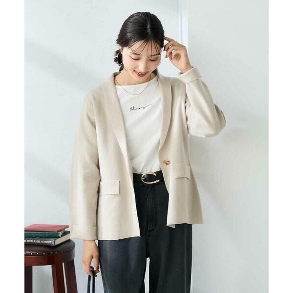 【発売日：2026年01月22日】★この商品はセール価格です★8,789円 → 4,394円(50%off)【カテゴリ】レディース > トップス > カーディガン・ボレロ【カラー】グレージュ/ブラック【サイズ】M【実寸(cm)】...