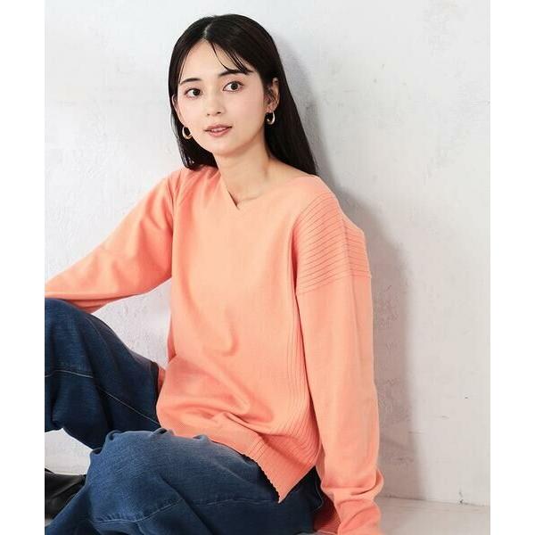 【発売日：2026年01月22日】★この商品はセール価格です★4,939円 → 2,469円(50%off)【カテゴリ】レディース > トップス > ニット・セーター【カラー】オレンジ/ライトイエロー/ブルー/ラベンダー【サイズ...