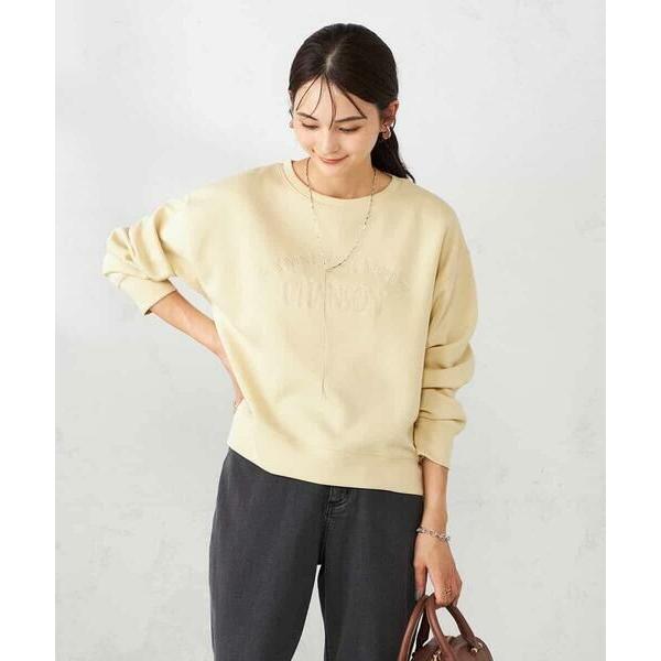 【発売日：2025年12月24日】★この商品はセール価格です★4,389円 → 3,072円(30%off)【カテゴリ】レディース > トップス > スウェット【カラー】ライトイエロー/ネイビー/グレージュ【サイズ】S/M/L【...