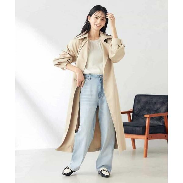 【発売日：2026年03月04日】★この商品はセール価格です★17,589円 → 8,794円(50%off)【カテゴリ】レディース > アウター > トレンチコート【カラー】ベージュ【サイズ】S/M【実寸(cm)】S着丈112...