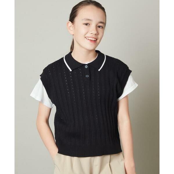 【発売日：2025年01月10日】★この商品はセール価格です★4,989円 → 1,496円(70%off)【カテゴリ】キッズ > トップス > ベスト【カラー】グリーン/ブラック【サイズ】150/140【実寸(cm)】140着...