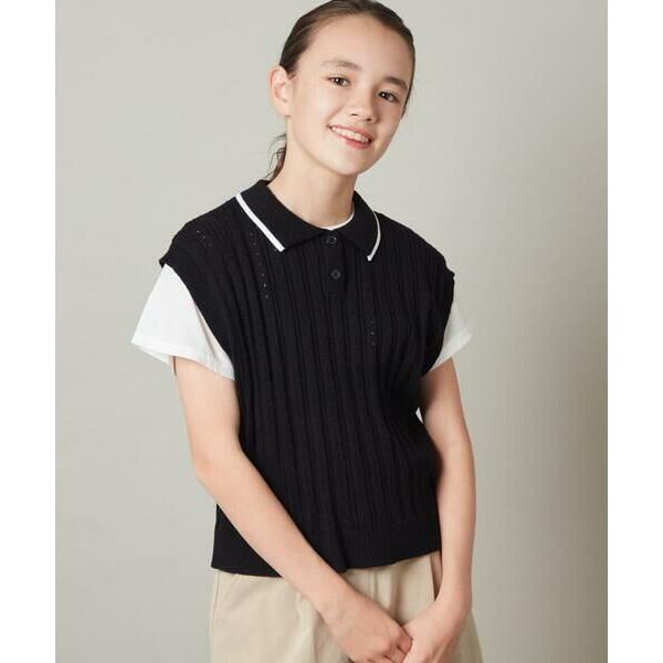 【発売日：2024年11月29日】★この商品はセール価格です★5,689円 → 1,707円(69%off)【カテゴリ】キッズ > トップス > ベスト【カラー】グリーン/ブラック【サイズ】160【実寸(cm)】160着丈(ベス...