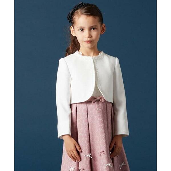 【発売日：2025年06月28日】【カテゴリ】キッズ > トップス > カーディガン・ボレロ【カラー】アイボリー【サイズ】120/110/130【実寸(cm)】110着丈25.5 身幅37 肩幅26.5 そで丈35.5120着丈...