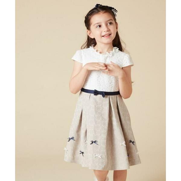 【発売日：2025年07月02日】【カテゴリ】キッズ > ワンピース > ロング・マキシ丈ワン…【カラー】ピンク/ラベンダー/ベージュ【サイズ】120/110/130【実寸(cm)】110着丈57.4 身幅31.3 肩幅26 そ...