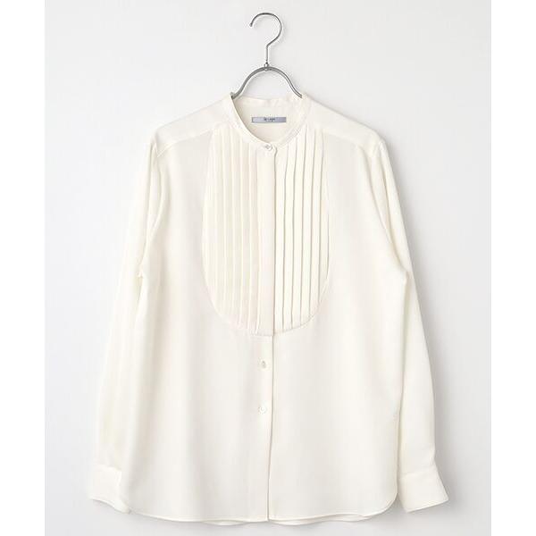 【発売日：2026年01月14日】★この商品はセール価格です★25,300円 → 15,180円(40%off)【カテゴリ】レディース > トップス > シャツ・ブラウス【カラー】オフ/ネイビー【サイズ】38/40【実寸(cm)...