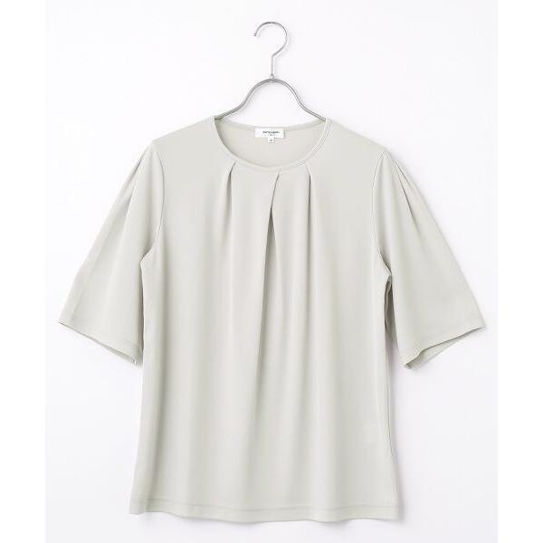 【発売日：2026年04月03日】★この商品はセール価格です★16,500円 → 8,250円(50%off)【カテゴリ】レディース > トップス > カットソー【カラー】グレージュ/カラシ/ネイビー【サイズ】40(9)/42(...