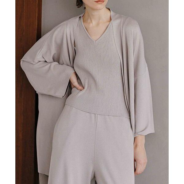 【発売日：2025年11月19日】★この商品はセール価格です★17,600円 → 10,560円(40%off)【カテゴリ】レディース > トップス > カーディガン・ボレロ【カラー】グレー/ベージュ【サイズ】F【実寸(cm)】...