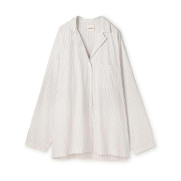 【発売日：2026年03月04日】★この商品はセール価格です★25,300円 → 10,120円(60%off)【カテゴリ】レディース > トップス > シャツ・ブラウス【カラー】ストライプ【サイズ】0【実寸(cm)】0: 着丈...