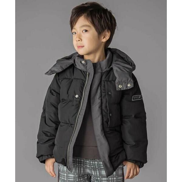 【発売日：2026年01月16日】★この商品はセール価格です★26,400円 → 15,840円(40%off)【カテゴリ】キッズ > アウター > ダウンジャケット・ベ…【カラー】ブラック系/グリーン系【サイズ】95cm/10...