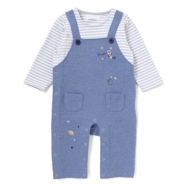 【発売日：2026年05月22日】★この商品はセール価格です★11,000円 → 8,800円(20%off)【カテゴリ】キッズ > マタニティ・ベビー・… > ロンパース【カラー】ネイビー系【サイズ】70cm/80cm【実寸(...