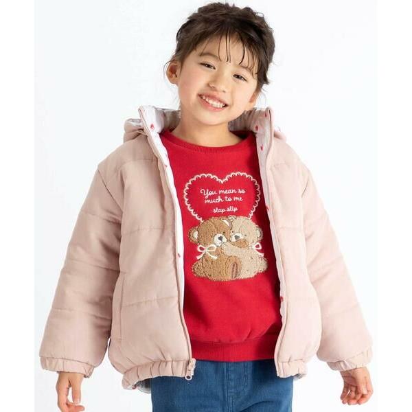 【発売日：2026年01月09日】★この商品はセール価格です★4,290円 → 2,145円(50%off)【カテゴリ】キッズ > アウター > ダウンジャケット・ベ…【カラー】ピンク×オフホワイト系/イエロー×ネイビー系/パー...