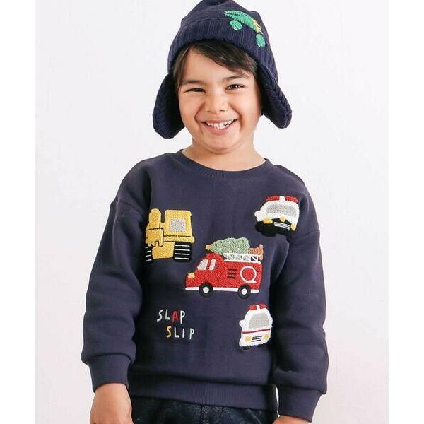 【発売日：2026年02月27日】★この商品はセール価格です★2,970円 → 1,485円(50%off)【カテゴリ】キッズ > トップス > スウェット【カラー】ネイビー(くるま)/ベージュ(イヌ)/グレー(恐竜)【サイズ】...