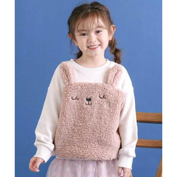 【発売日：2026年03月06日】★この商品はセール価格です★3,630円 → 1,452円(60%off)【カテゴリ】キッズ > トップス > スウェット【カラー】オフホワイト(クマ)/ネイビー(恐竜)/ピンク(ウサギ)【サイ...