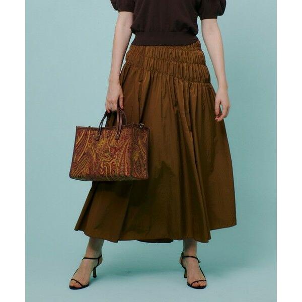 【発売日：2026年01月15日】★この商品はセール価格です★27,500円 → 13,750円(50%off)【カテゴリ】レディース > スカート > ミニ・ひざ丈スカート【カラー】レッド(43)/キャメル(84)/ブラック(...