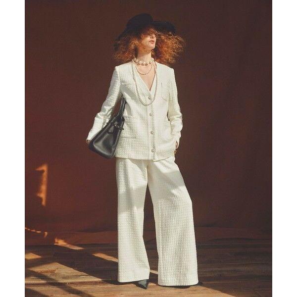 【発売日：2025年07月10日】★この商品はセール価格です★49,500円 → 24,750円(50%off)【カテゴリ】レディース > パンツ > その他パンツ【カラー】オフホワイト(02)/イエロー(21)【サイズ】01(...