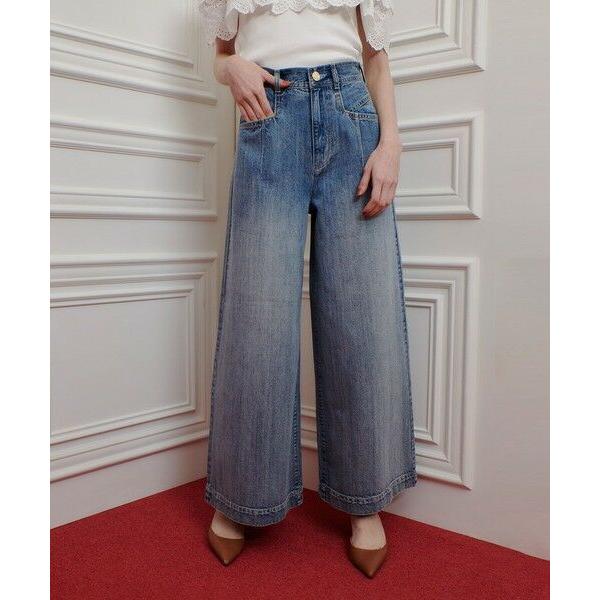 【発売日：2025年07月18日】【カテゴリ】レディース > パンツ > デニムパンツ【カラー】ブルー(61)/インディゴ(66)【サイズ】01(S)/02(M)【実寸(cm)】01(S):ウエスト68 ヒップ96 股上31.5...