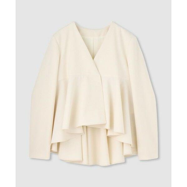 【発売日：2026年02月12日】【カテゴリ】レディース > アウター > ノーカラージャケット【カラー】アイボリー(04)/キャメル(84)/ブラック(95)【サイズ】01(S)/02(M)【実寸(cm)】01(S):肩幅38...