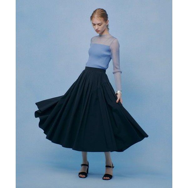 【発売日：2026年01月23日】【カテゴリ】レディース > スカート > ミニ・ひざ丈スカート【カラー】ホワイト(01)/ブラック(95)【サイズ】01(S)/02(M)【実寸(cm)】01(S):ウエスト64 総丈8402(...