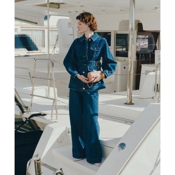 【発売日：2026年01月09日】【カテゴリ】レディース > パンツ > デニムパンツ【カラー】オフホワイト(02)/ブルー(61)【サイズ】01(S)/02(M)【実寸(cm)】01(S):ウエスト68 ヒップ97 股上（前)...