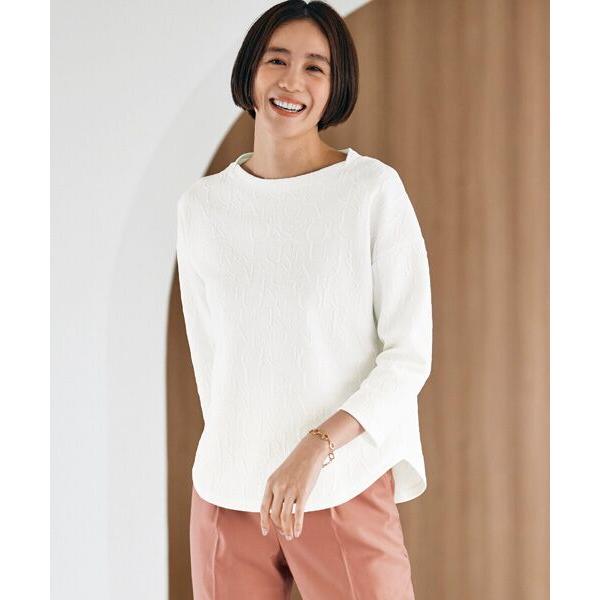 【発売日：2026年02月06日】★この商品はセール価格です★5,390円 → 3,300円(38%off)【カテゴリ】レディース > トップス > カットソー【カラー】オフホワイト/チャコール【サイズ】S/M/L/LL/3L【...