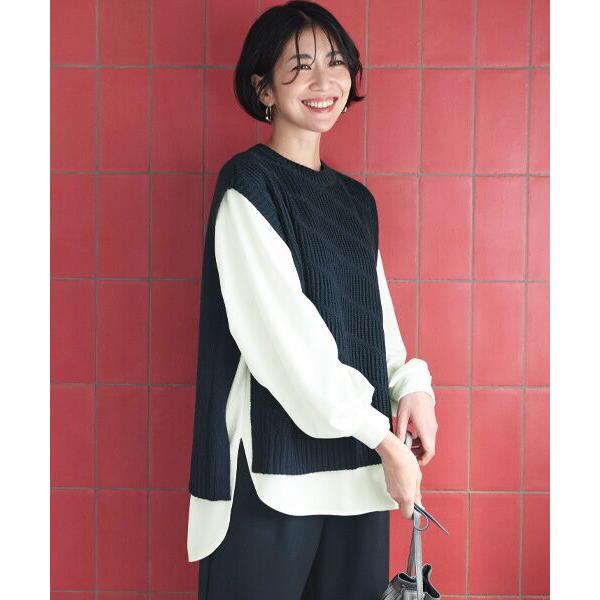 【発売日：2026年02月20日】【カテゴリ】レディース > トップス > ベスト【カラー】ベージュ/ネイビー/グリーン【サイズ】M/L/LL/3L【実寸(cm)】M：（約）肩巾49、バスト106（ヌード寸法79〜87）、前身丈...