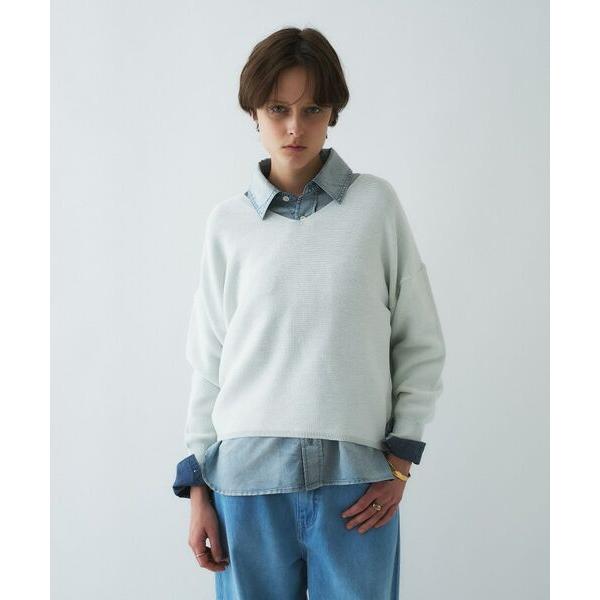 【発売日：2026年01月30日】【カテゴリ】レディース > トップス > ニット・セーター【カラー】ホワイト(401)/ライトグレー(410)/ネイビー(494)/ライトピンク(470)/サックスブルー(490)【サイズ】01...
